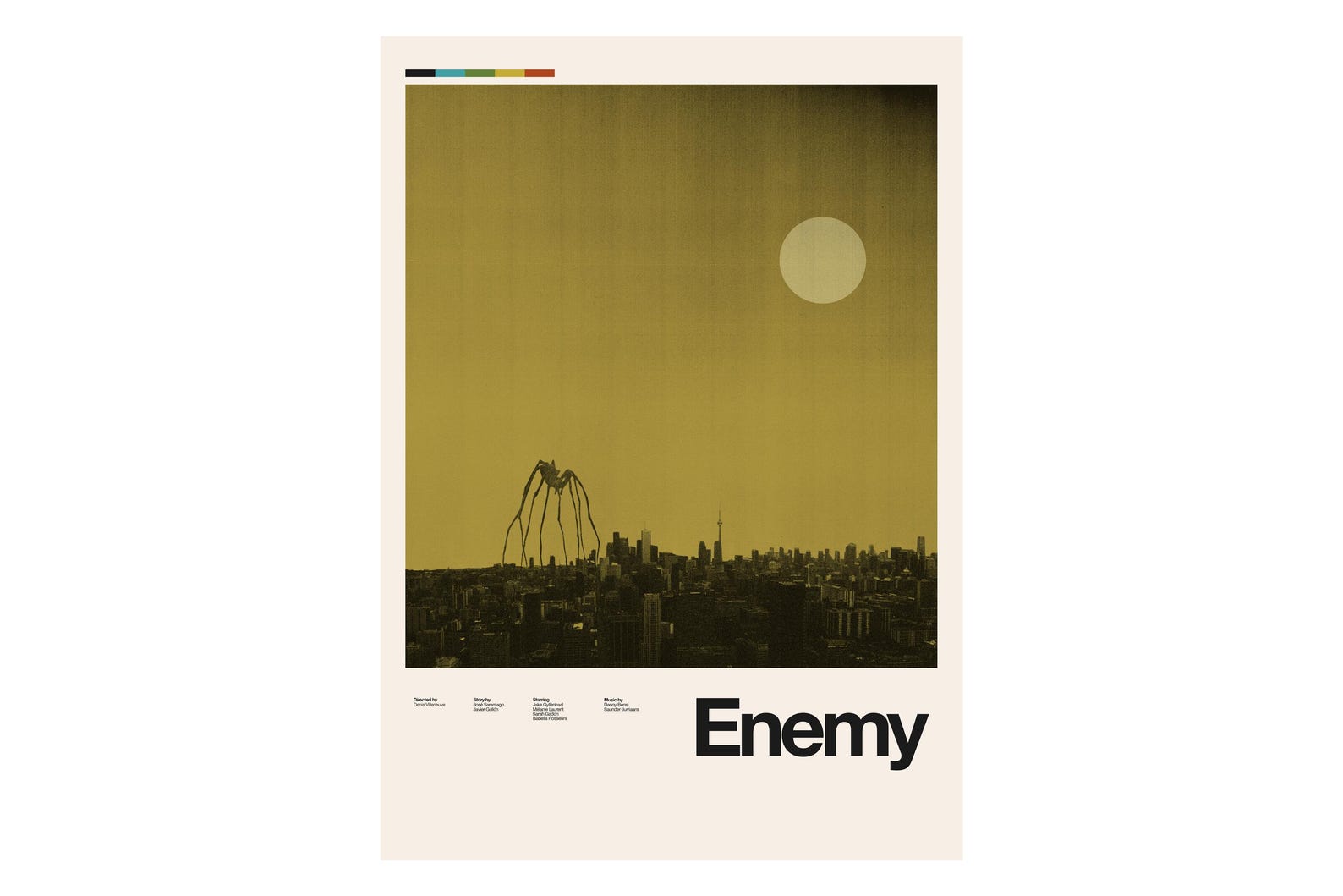 ENEMY Movie Poster, Minimalist Wall Art, Vintage Style, Retro Home ...