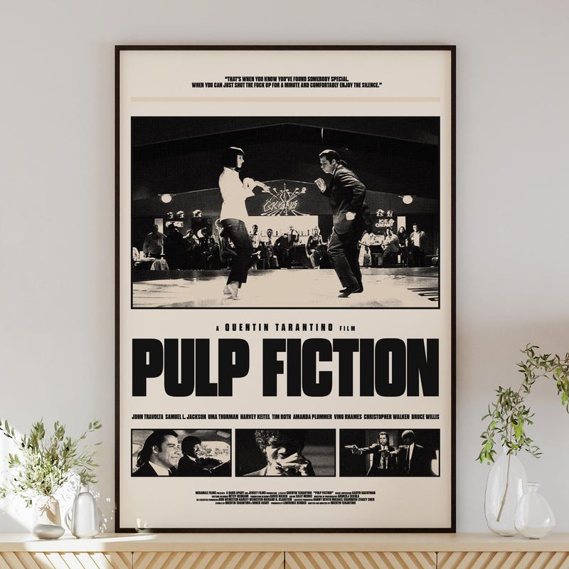 Pulp Fiction Poster - Etsy