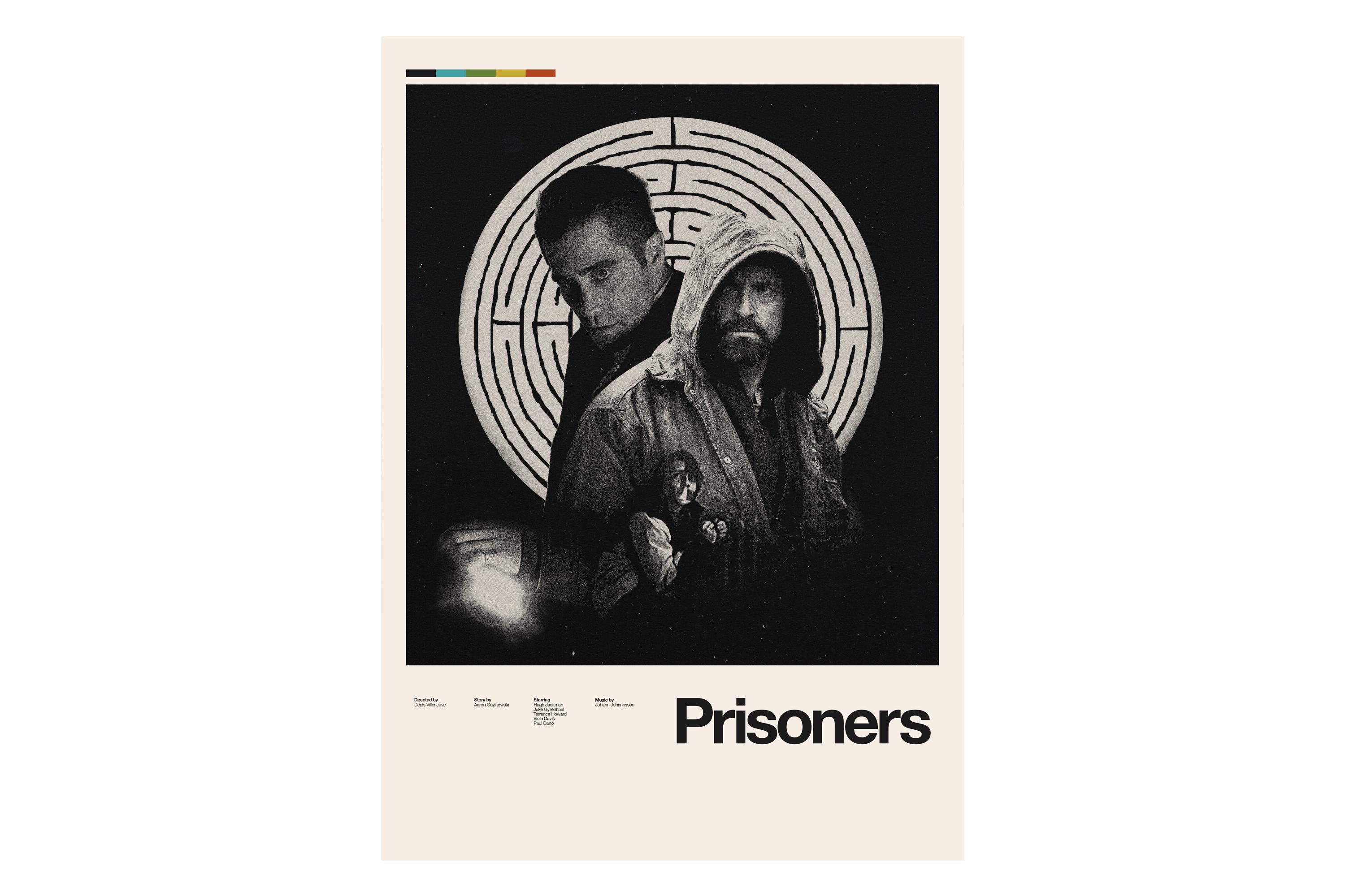 PRISONERS Movie Poster, Minimalist Wall Art, Vintage Style, Retro Home ...