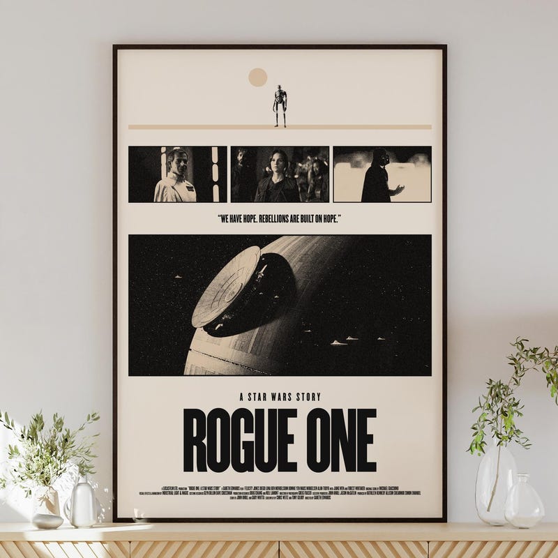 Starwars Poster Rogue One - Etsy