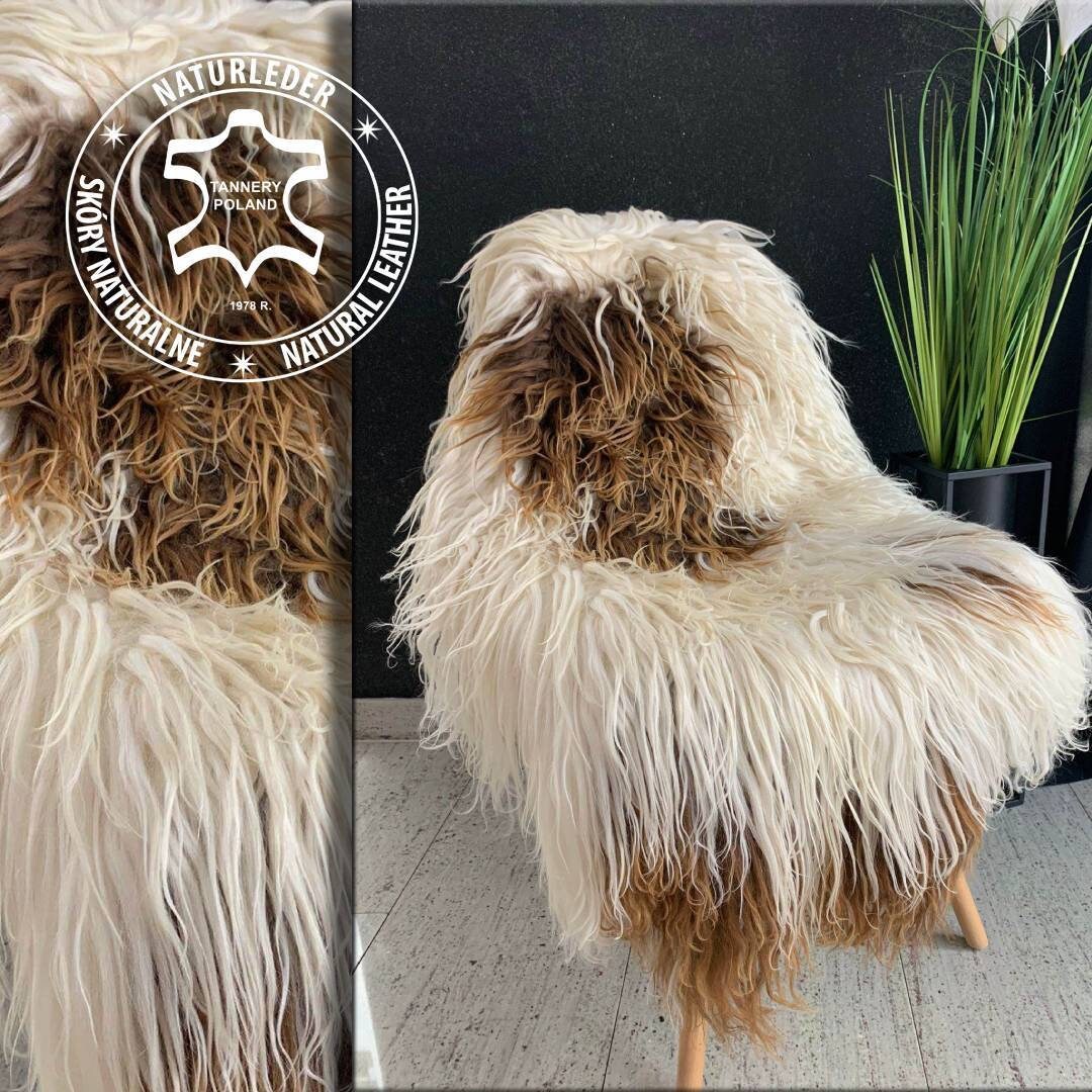 Long-haired Sheepskins, Bio-tanned, Decorative Sheepskins. Adam-leather ...
