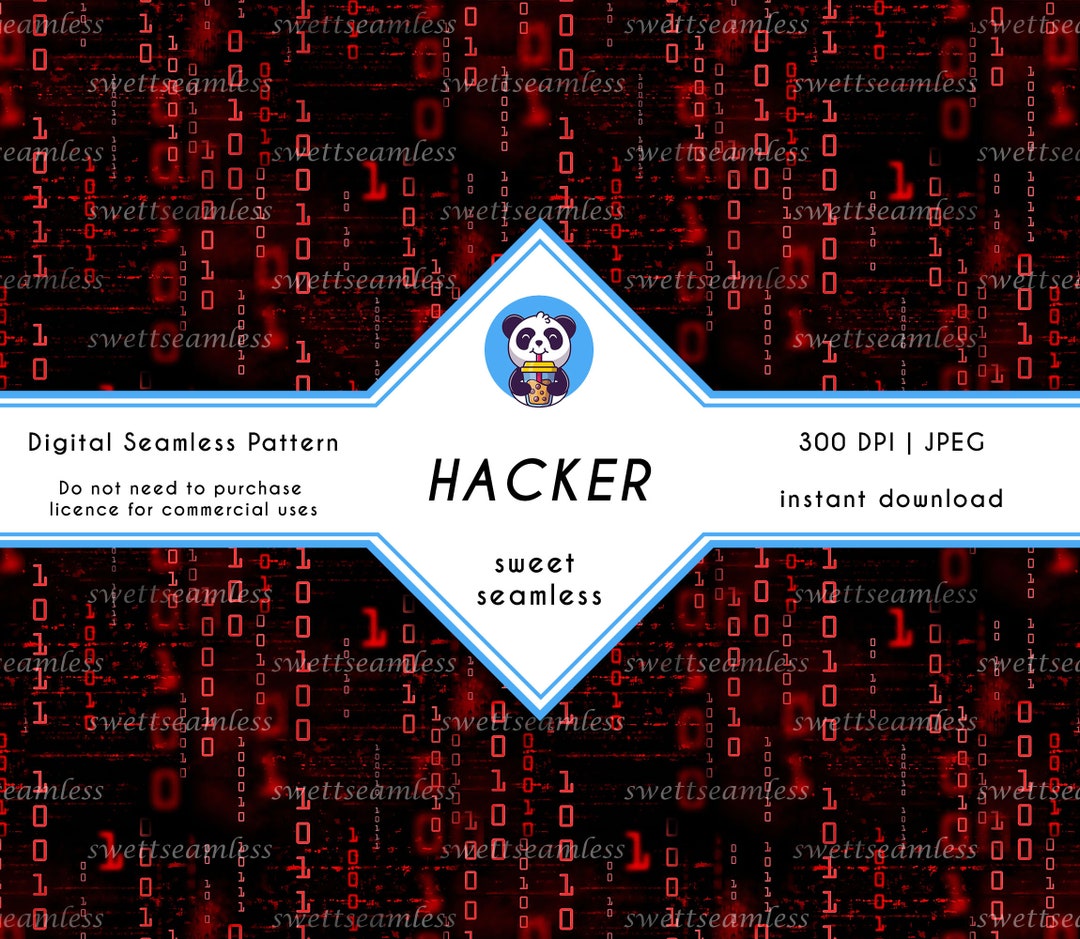 Hacker Digital Seamless Patterns,cute Seamless,tumbler,digital Paper ...