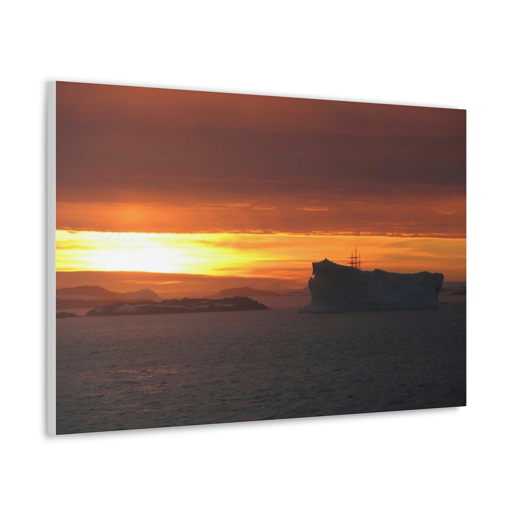 Beautiful Sunset at the Beach on Canva - Etsy