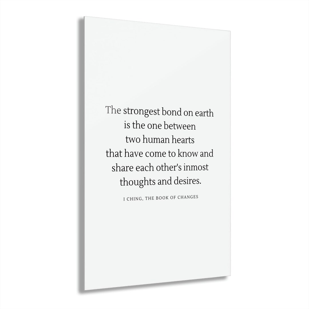 Strongest Bond - Acrylic Prints (french Cleat Hanging) - Etsy