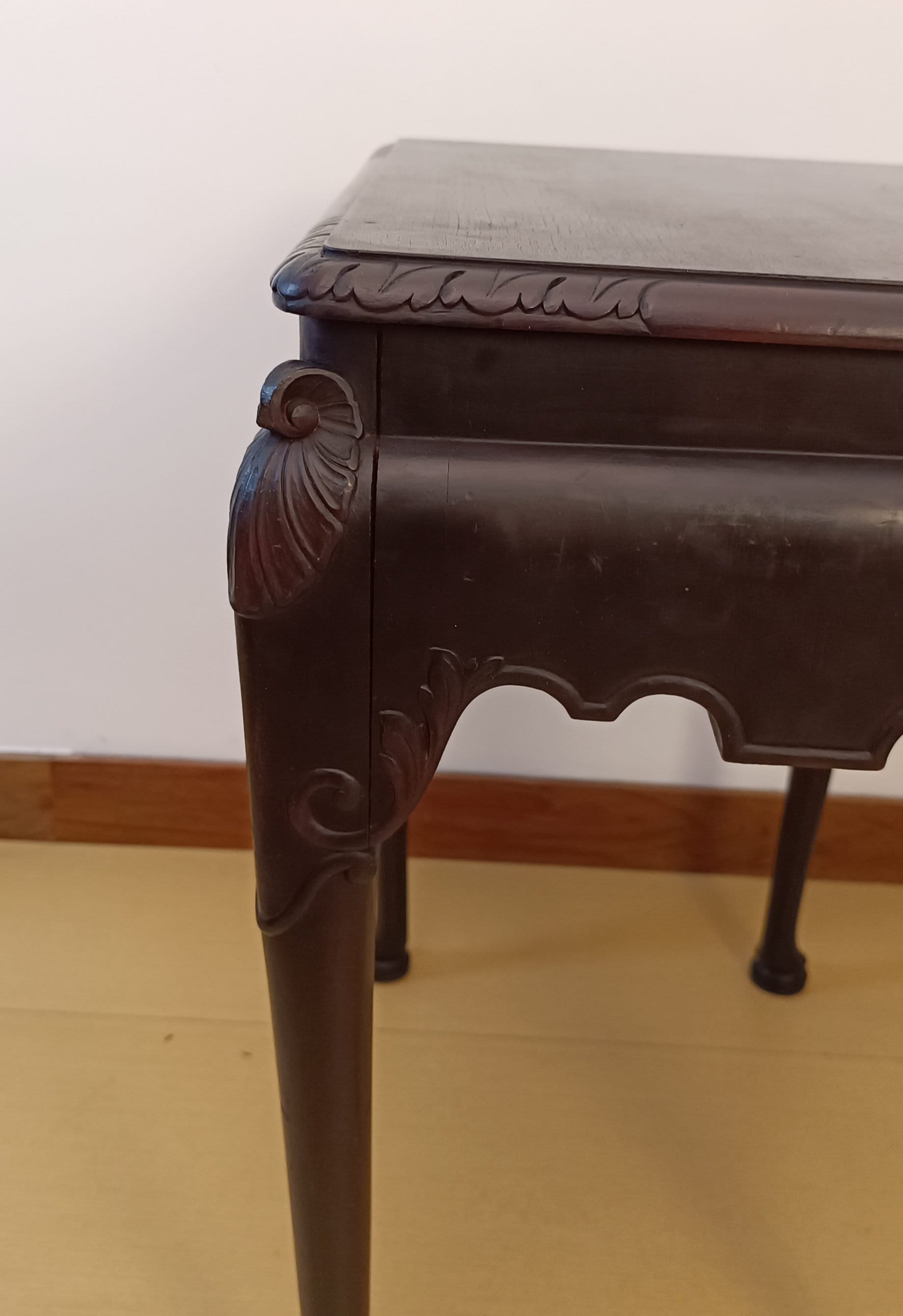 Ancient High Side Table / Antique Table / Massive Wood / Vintage ...