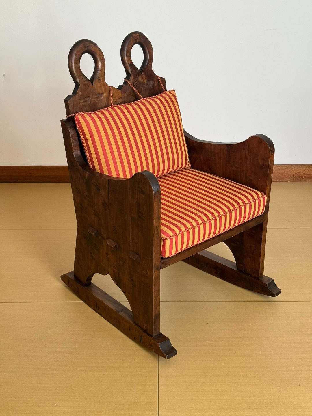 Rocking Chair / Solid Wood / Elm Wood / 1950-1970 / Elm Chiar / Mid ...