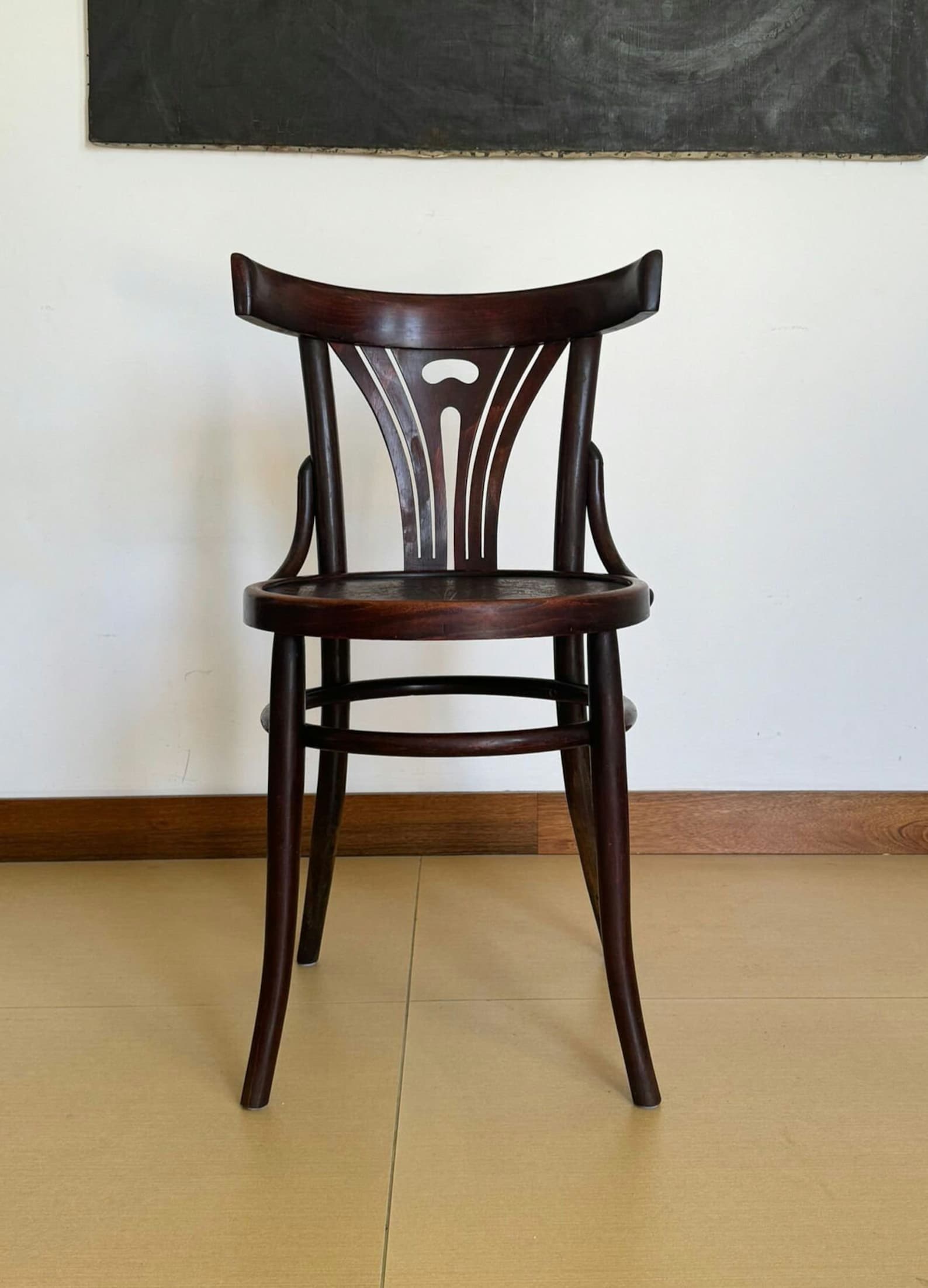 1 of 4 Vintage Chairs in Thonet Style / MID Century Dining Chairs ...