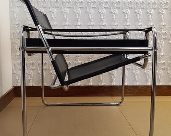 Wassily Chair by Marcel Breuer Model B3 Chair Replica, Italy 1980s ...