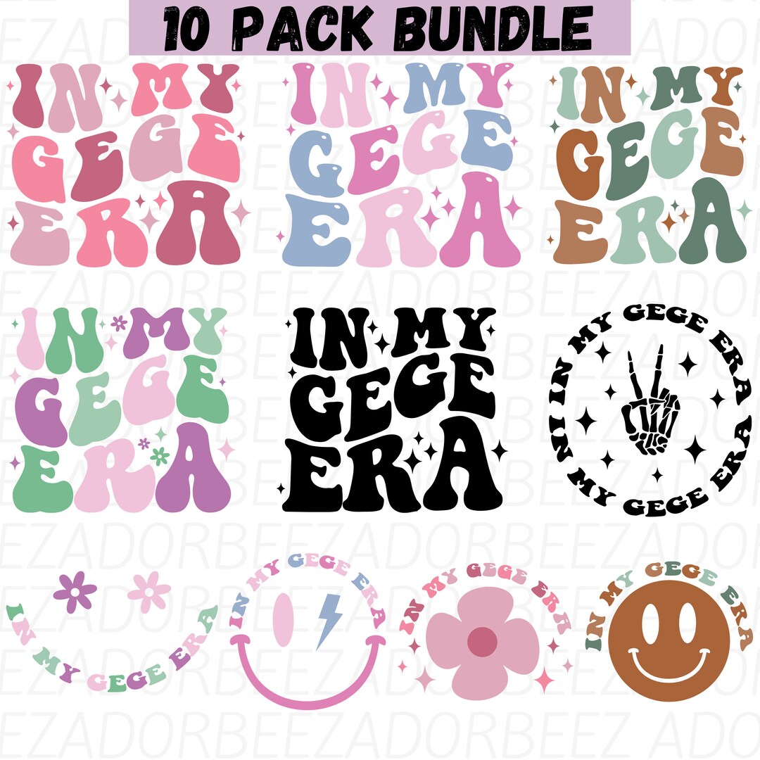 In My Gege Era Svg Png Bundle, Gege Era Svg, Gege Era Png, Gege Shirt ...