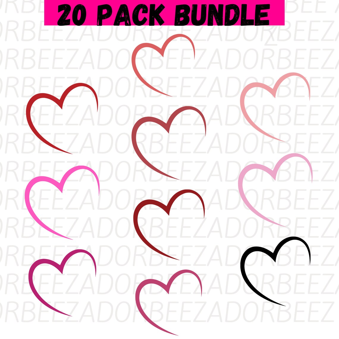 Heart Shape Svg Bundle, Open Heart Shape Png, Valentine Heart Svg, Name ...