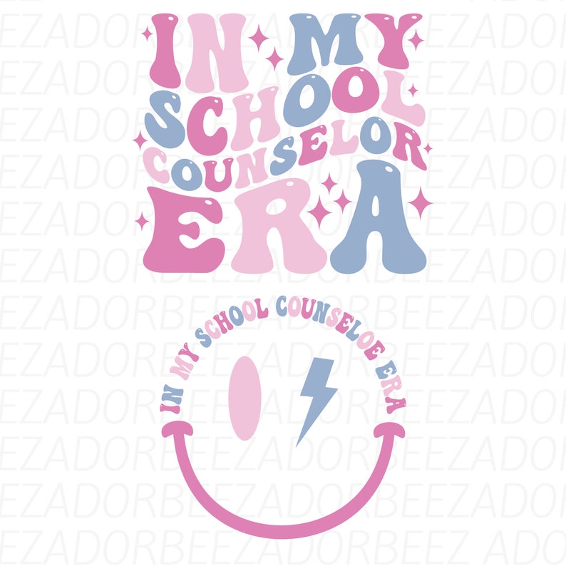 In My School Counselor Era Svg Png Bundle, Retro Counselor Svg, School ...
