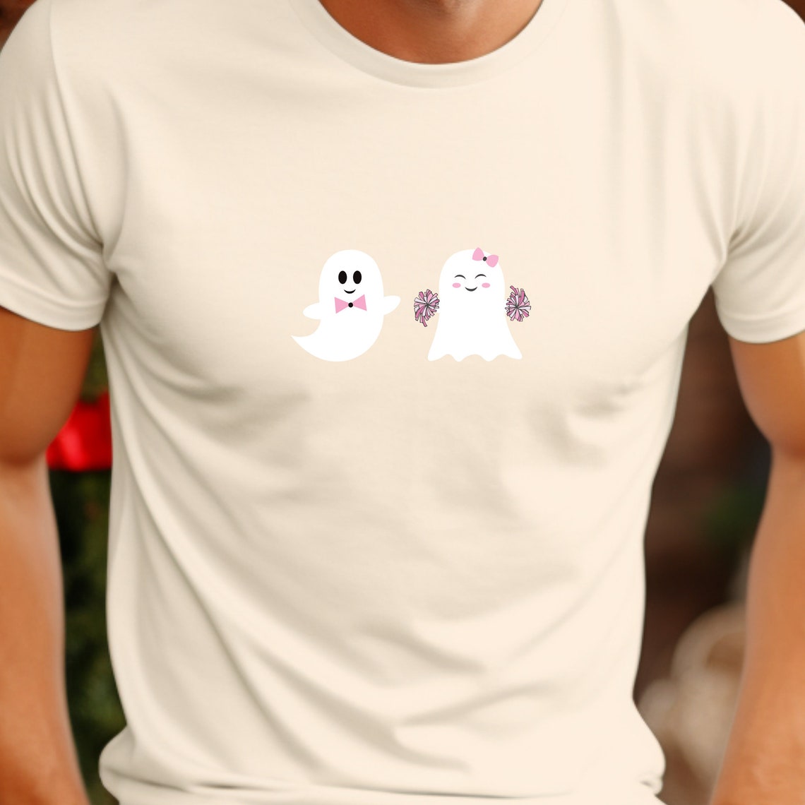 Cheerleader and Bow Ghost Svg Png Halloween, Girl Boy Ghost Svg ...