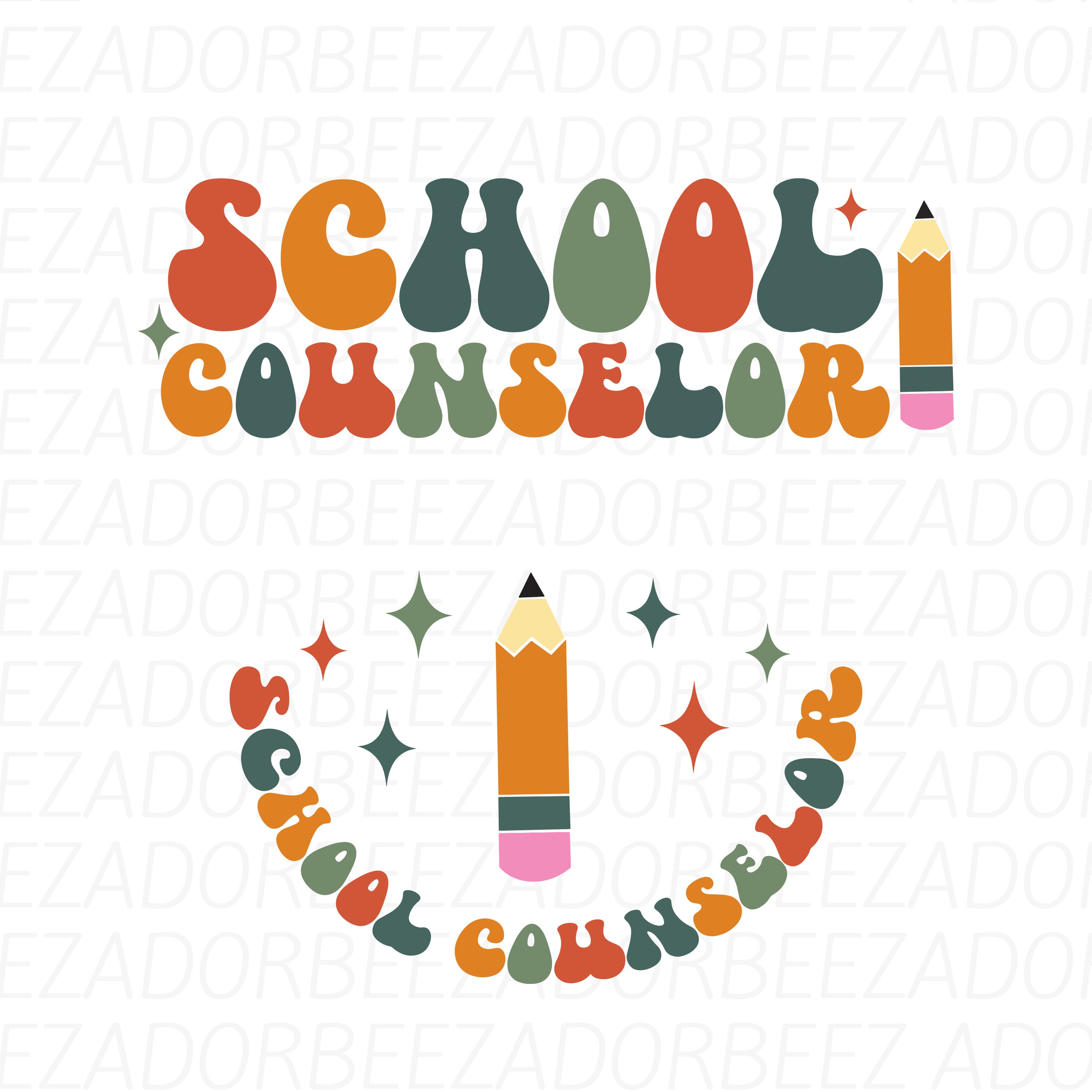 In My School Counselor Era Svg Png Bundle, Retro Counselor Svg, School ...