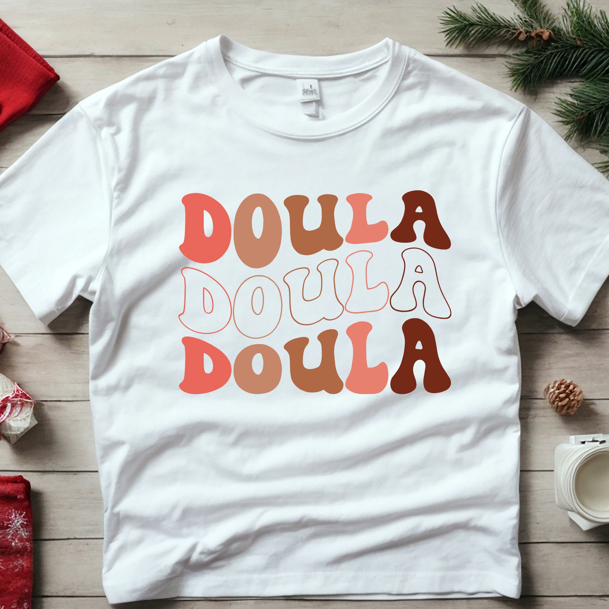 Doula Svg, Retro Groovy Doula Shirt Svg, Groovy Shirt, Doula Gift ...