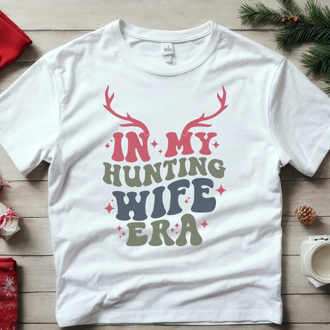 In My Hunting Wife Era Svg Png, Hello Hunting Season Shirt Png, Deer ...