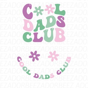 Cool Dads Club Svg Png Bundle, Cool Dads Club Shirt, Funny Father ...