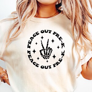 Peace Out Pre-k Svg, Pre-k Graduate Png, Last Day of School Png, End of ...