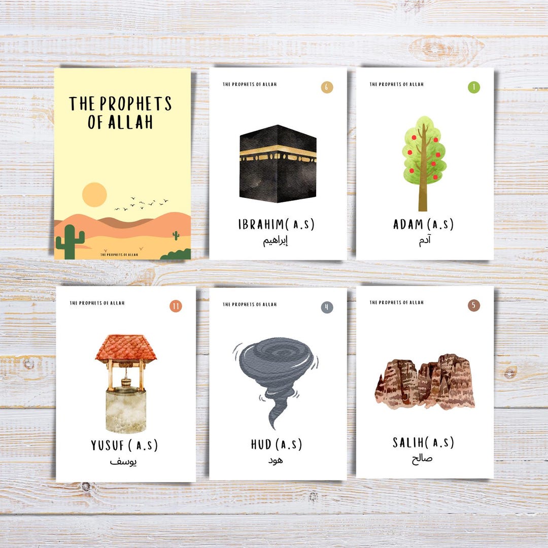 Prophets Print, 25 Prophets, Prophets Story, Printable Prophets, Kids ...