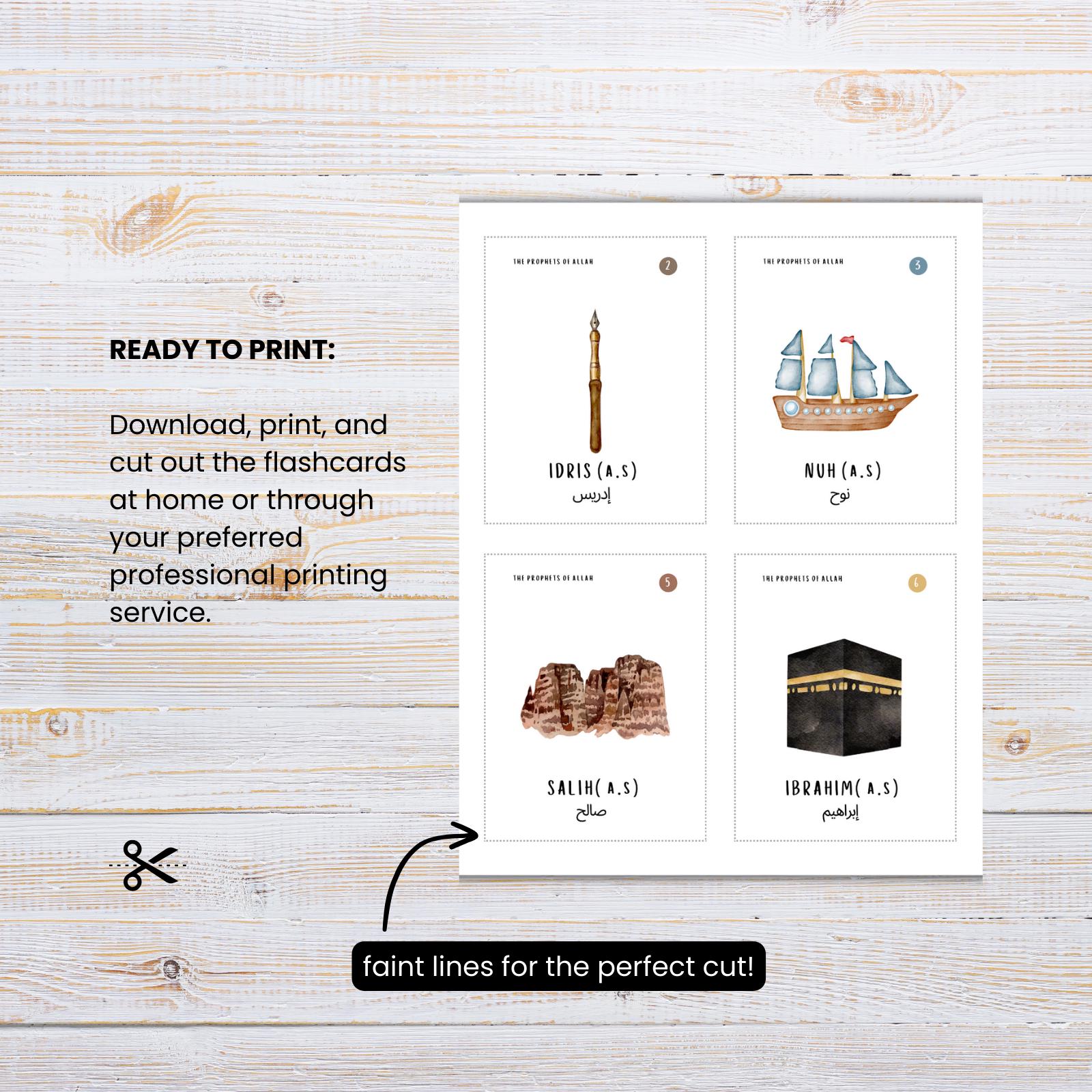 Prophets Print, 25 Prophets, Prophets Story, Printable Prophets, Kids ...