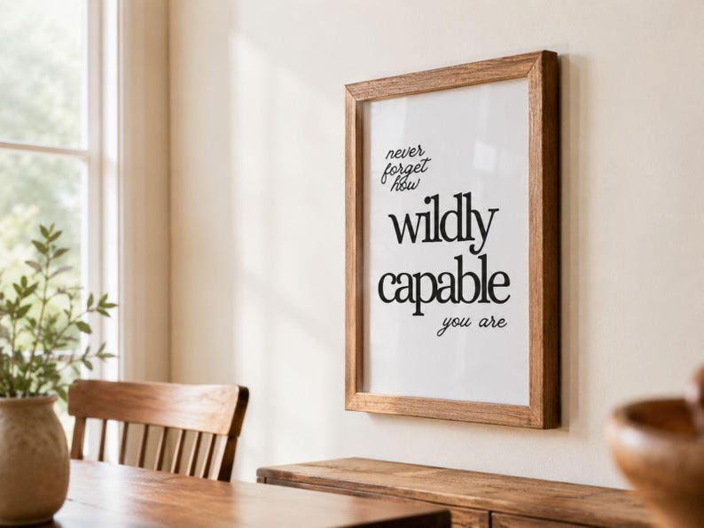 Inspirational Quote Poster, Motivational Mindset Art (digital Download ...