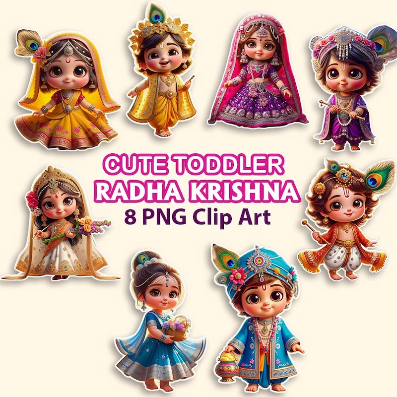 Radha Krishna Digital Art - Etsy