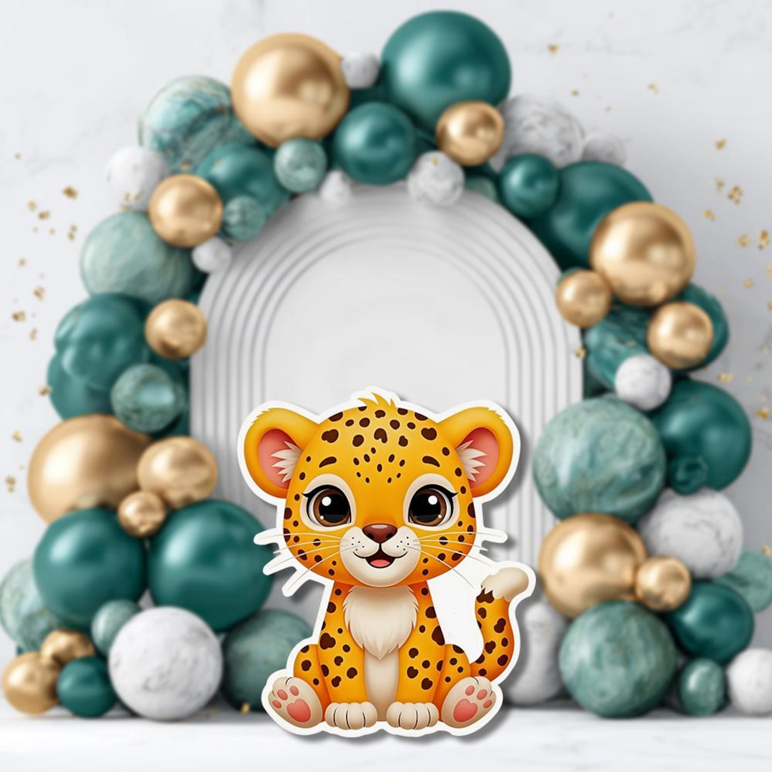 Safari Tiger Cutout :jungle Cutout Decor, Party Decoration Theme ...