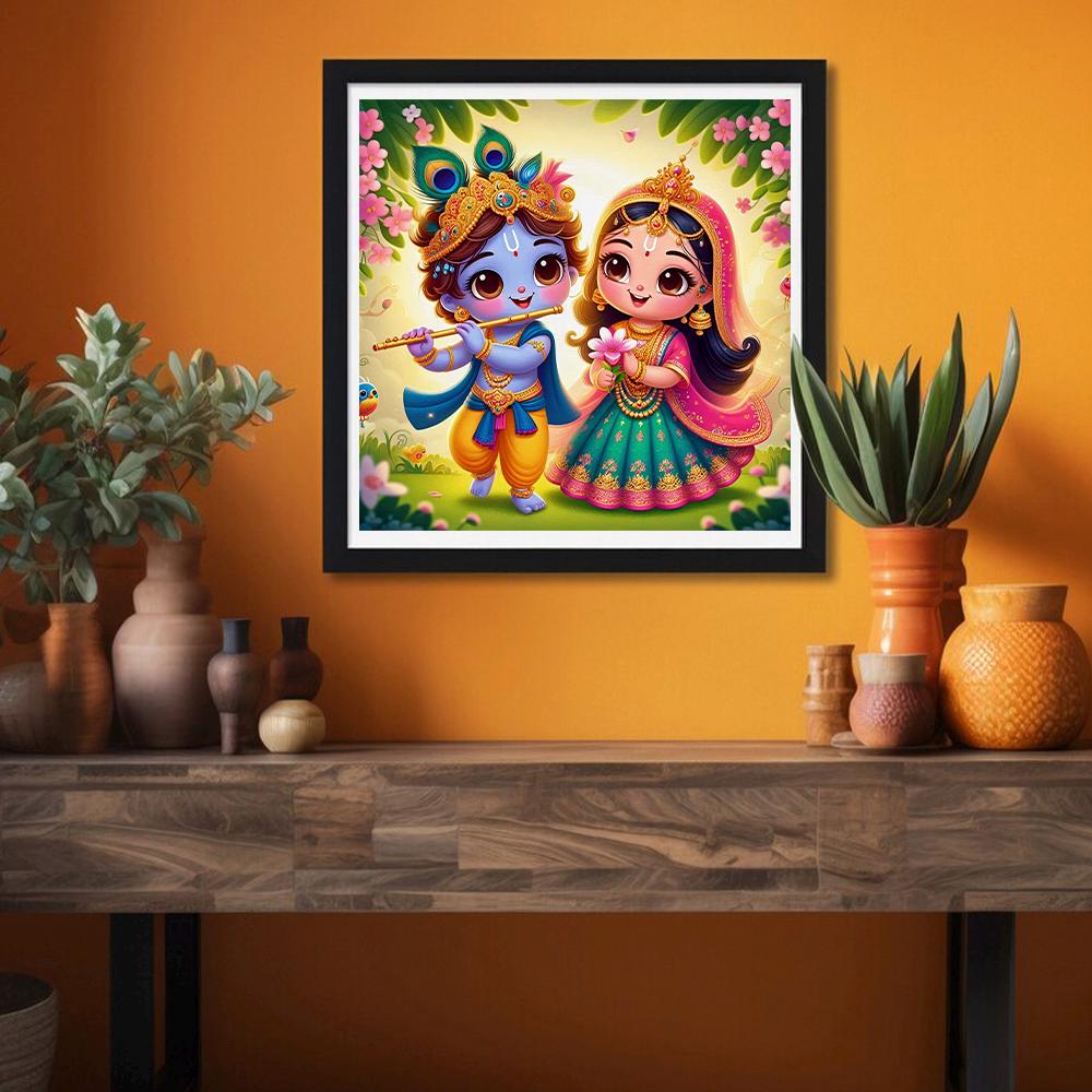 Baby Radha Krishna | Hindu God | Lord Krishna and Goddess Radha ...