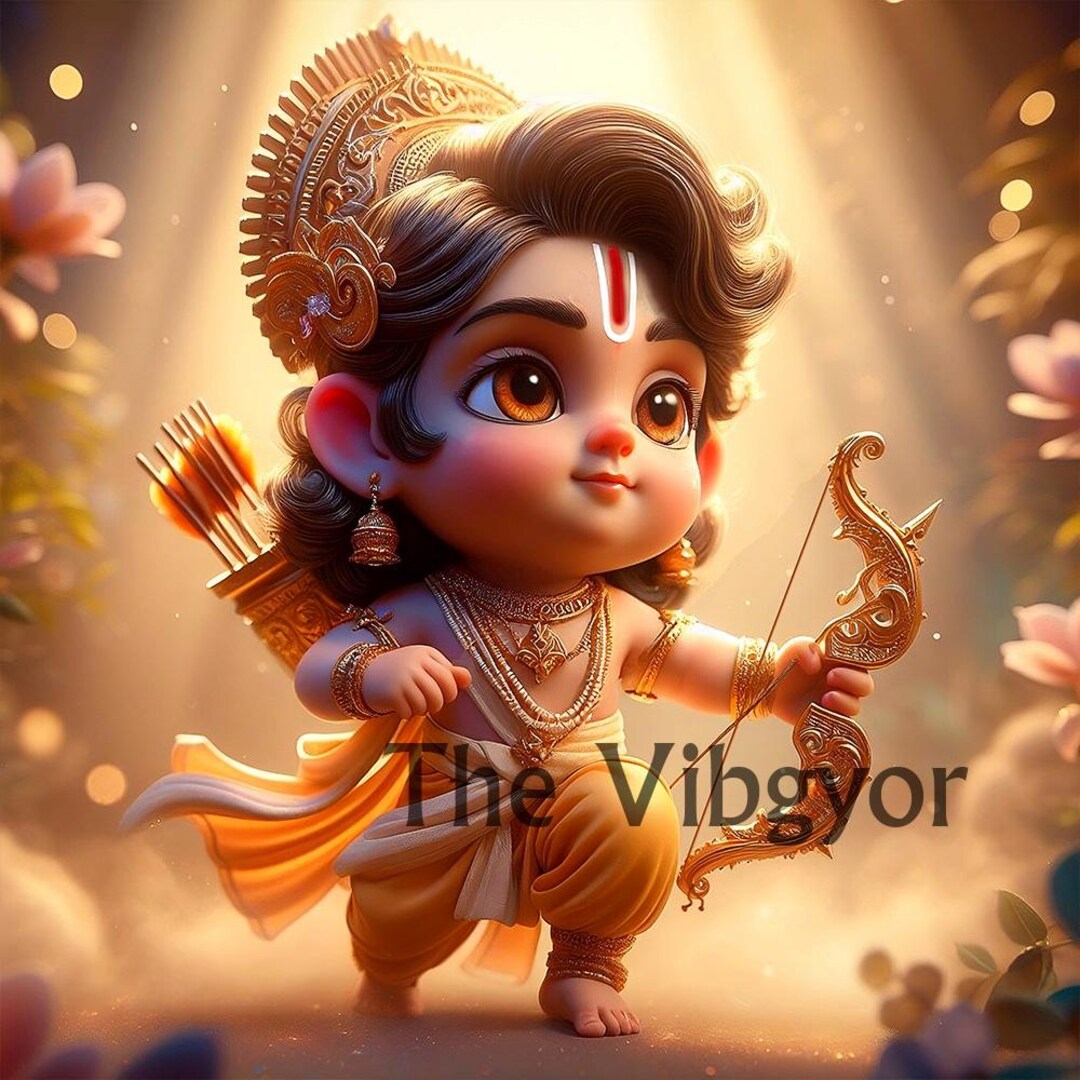 Baby Lord Ram Print: Ramayan Toddler Art (digital Download) - Etsy