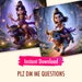 Baby Lord Shiva Art Print: Hindu God Mahadev, Children's Room Decor ...