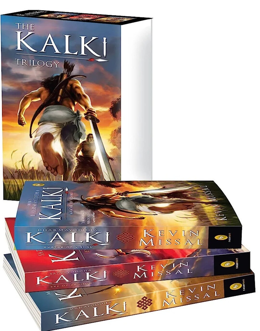 The Kalki Trilogy Set of 3 Avatar of Vishnu, Eye of Brahma, Sword of ...