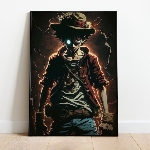 One Piece Luffy Print - Etsy