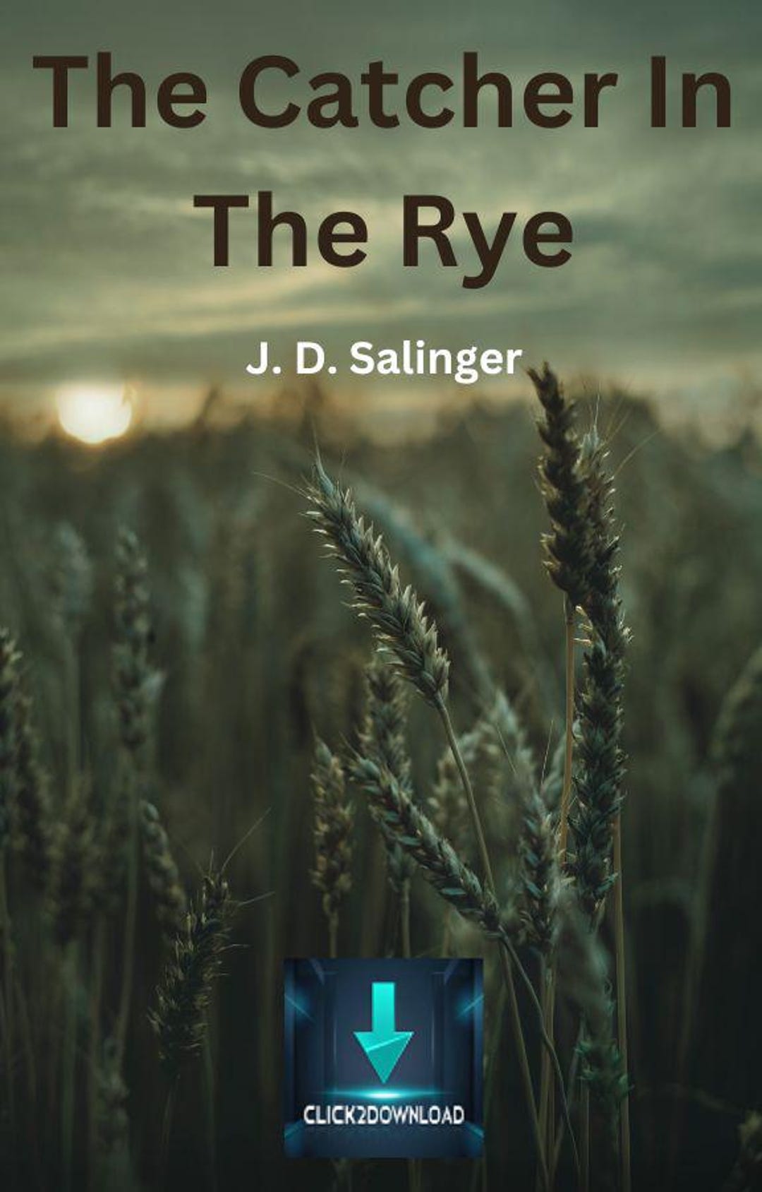 The Catcher in the Rye - JD Salinger - Instant Digital Download - Etsy