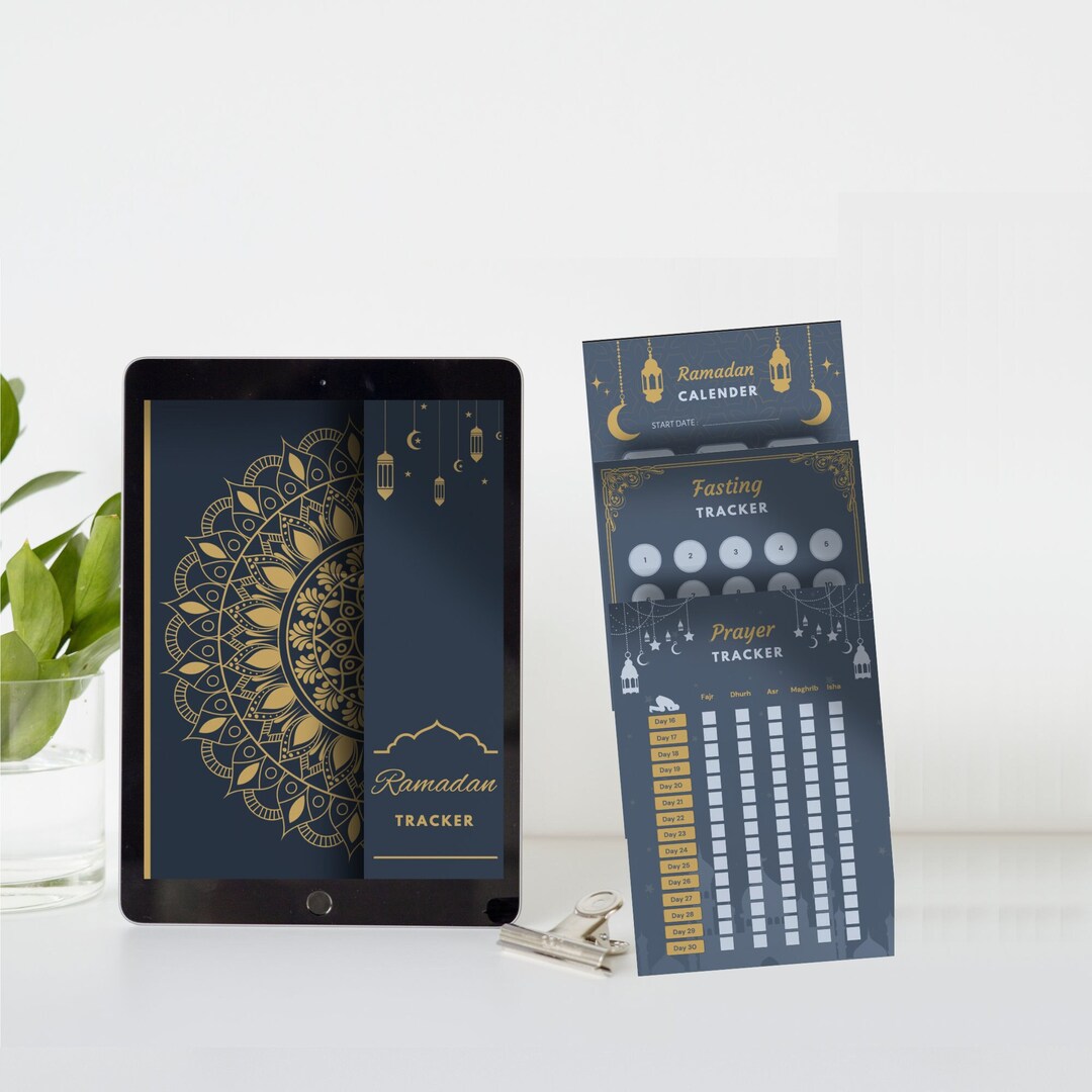 Printable PDF 2023 Ramadan Tracker Planner - Etsy