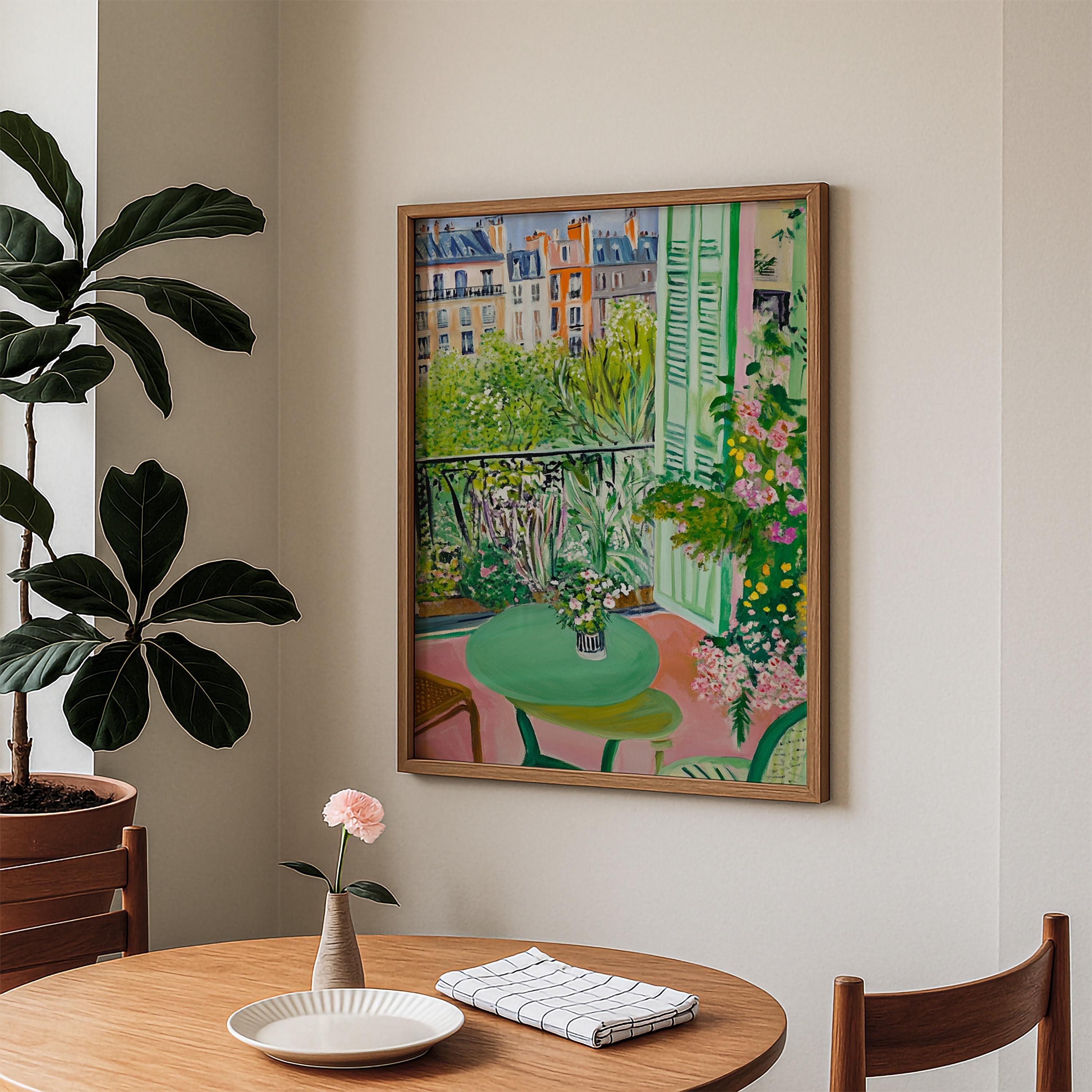 Matisse Inspired Fauvism Print: Garden Window, Modern Home Decor - Etsy