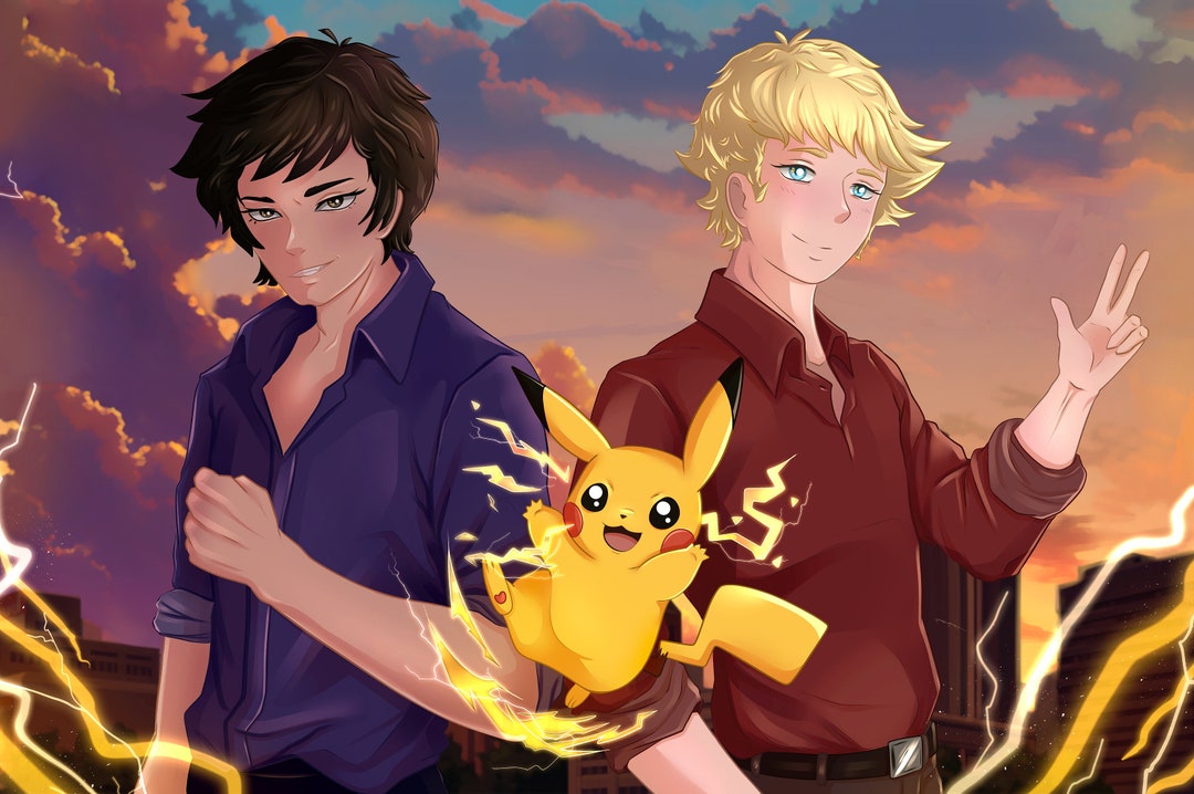 Custom Pokémon Art Commission Portrait Personalized Cute - Etsy