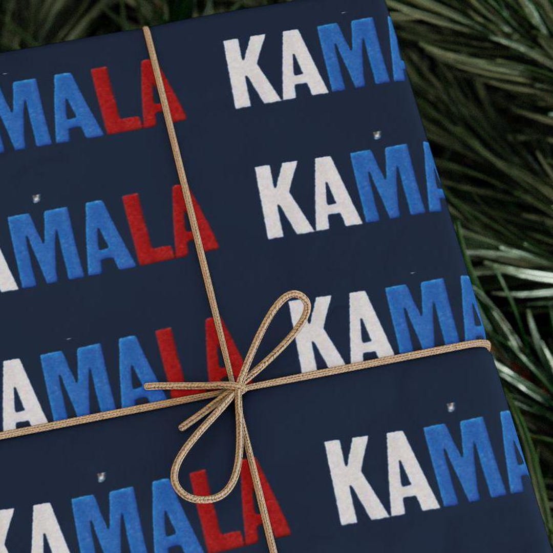 Kamala 2024 Wrapping Paper Kamala Harris for President Gift Wrapping ...
