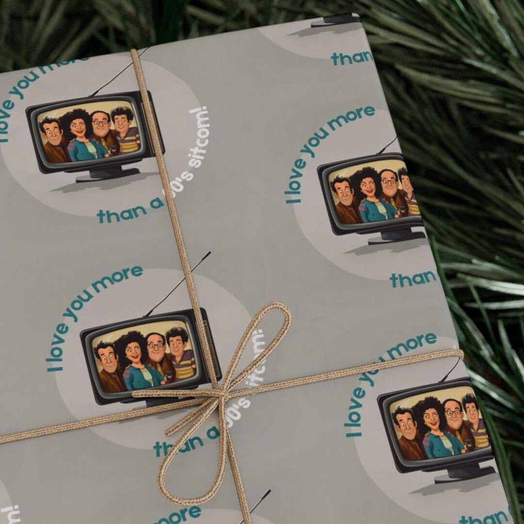 Seinfeld Valentine's Day Wrapping Paper Nostalgic Valentine's Day ...
