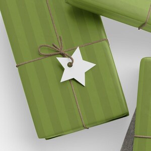 Green Wrapping Papers Green Gift Wrap for Weddings Birthdays Luxurious ...