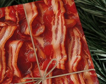 Bacon Scented Gift Wrapping Paper - Etsy