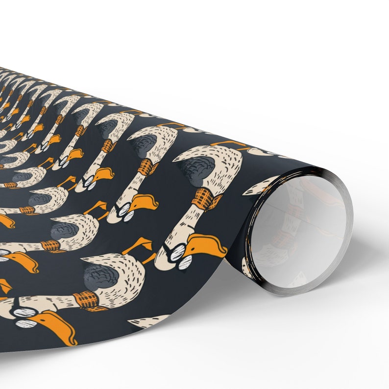 Hipster Duck Wrapping Paper Themed Gift Wrap Fun, Funny & Quirky Gift ...