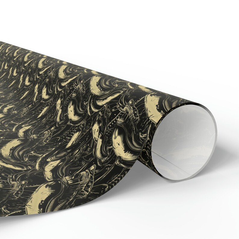 Alien Gift Wrapping Paper, Xenomorph Gift Wrap, Aliens Wrapping Paper ...