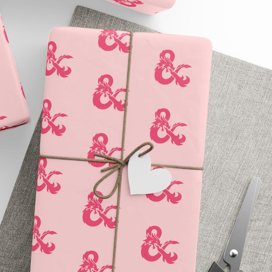 Dungeons & Dragons Wrapping Paper Dnd Logo Wrapping Trendy Modern Logo ...