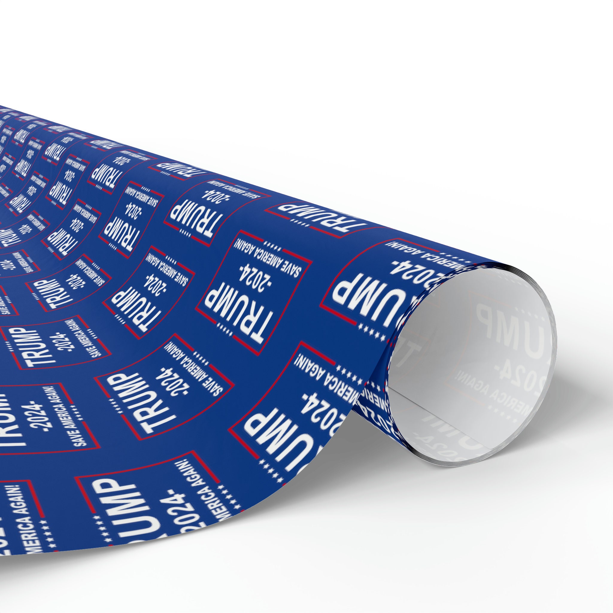 Trump 2024 Campaign Wrapping Paper Political Theme Gift Wrap for ...