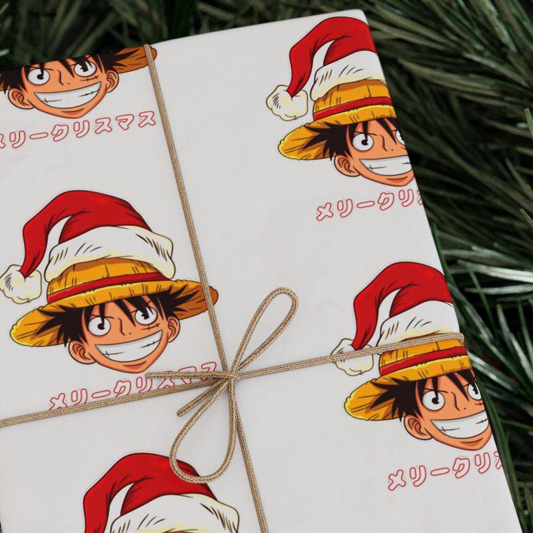 One Piece Merry Christmas Wrapping Paper Anime Manga Gift Wrap Japanese ...