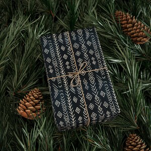 Indigenous Print Wrapping Paper Cultural Pattern Gift Wrap for Unique ...