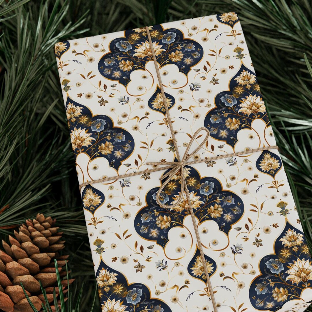 Eid Mubarak Wrapping Paper Festive and Cultural Design for Eid ...