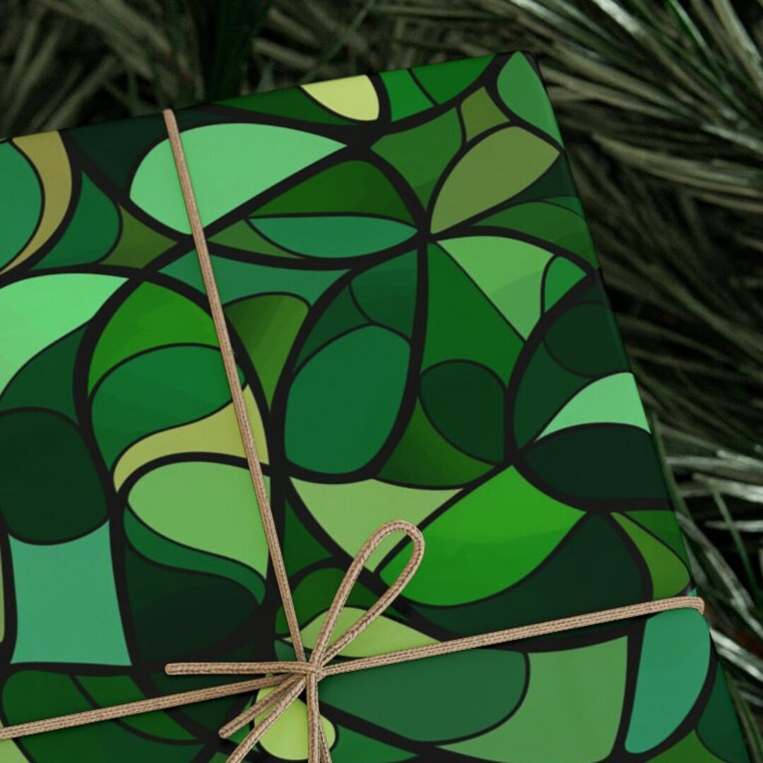 Green Gift Wrapping Paper the Perfect Gift Wrap for St. Patrick's Day ...