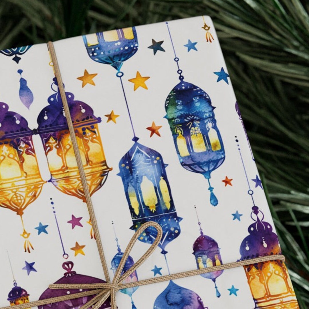 Eid & Ramadan Wrapping Paper Festive and Cultural Designs for ...