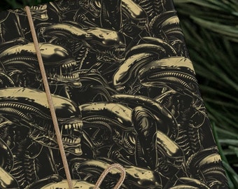 Xenomorph Alien Gift Wrap - Etsy