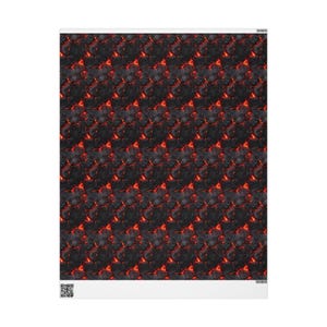Wrapping Paper, Volcanic Rock Design Magma Gift Wrap for Geologists ...